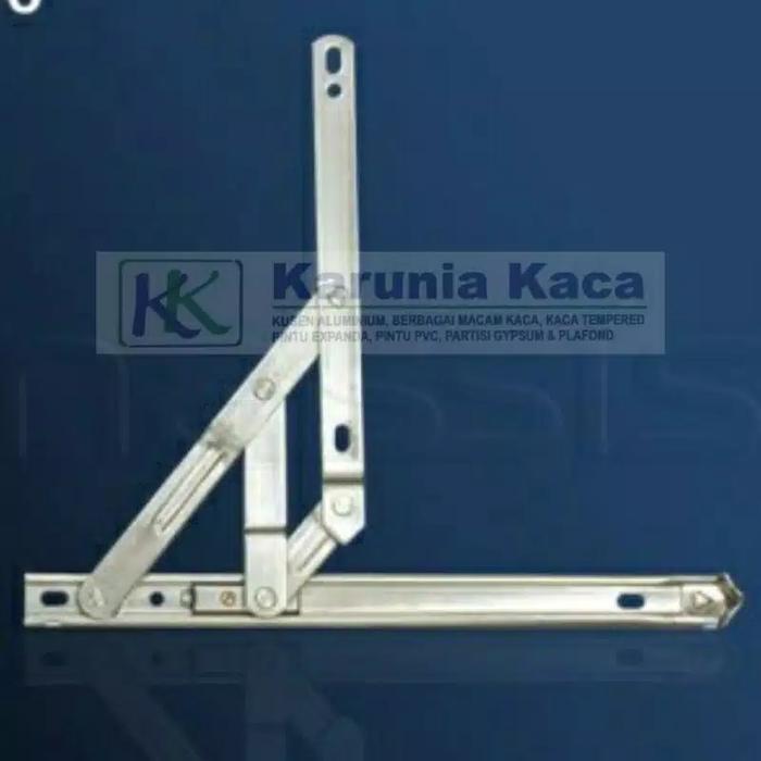 Jual ENGSEL JENDELA ALUMINIUM CASEMENT 12" FRICTION STAY FS 12 ...