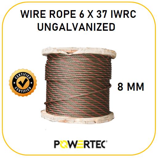 Jual WIRE ROPE 6X37 IWRC UNGALVANIZED 8MM ( SLING SELING KAWAT FULL BAJA ) - Kota Tangerang ...