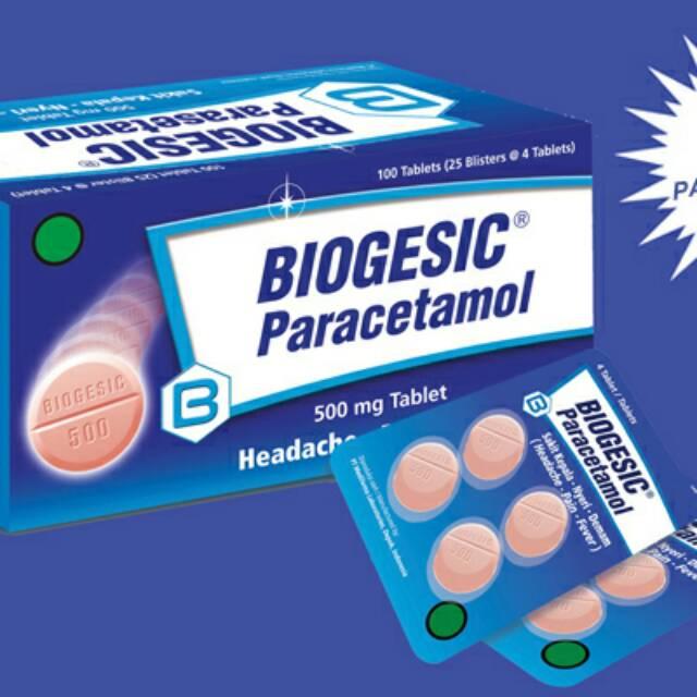 Jual BIOGESIC 500 MG TABLET / OBAT DEMAM / OBAT NYERI / STRIP - Jakarta ...