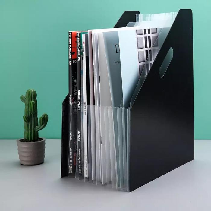 Jual Triple W Foldable Folder A4 Tempat Penyimpanan Rak Meja Kerja ...