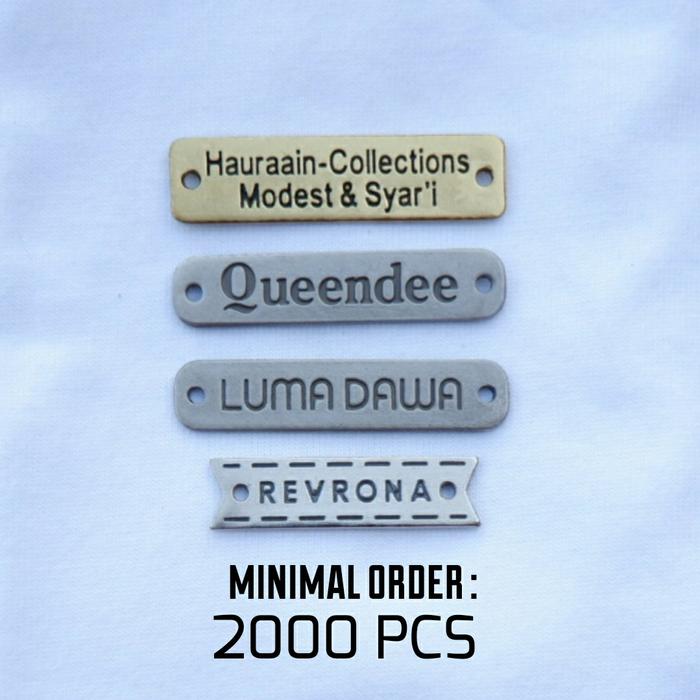 Jual [HARGA TERMURAH] Label Besi / Label Besi Hijab / Label Kerudung ...