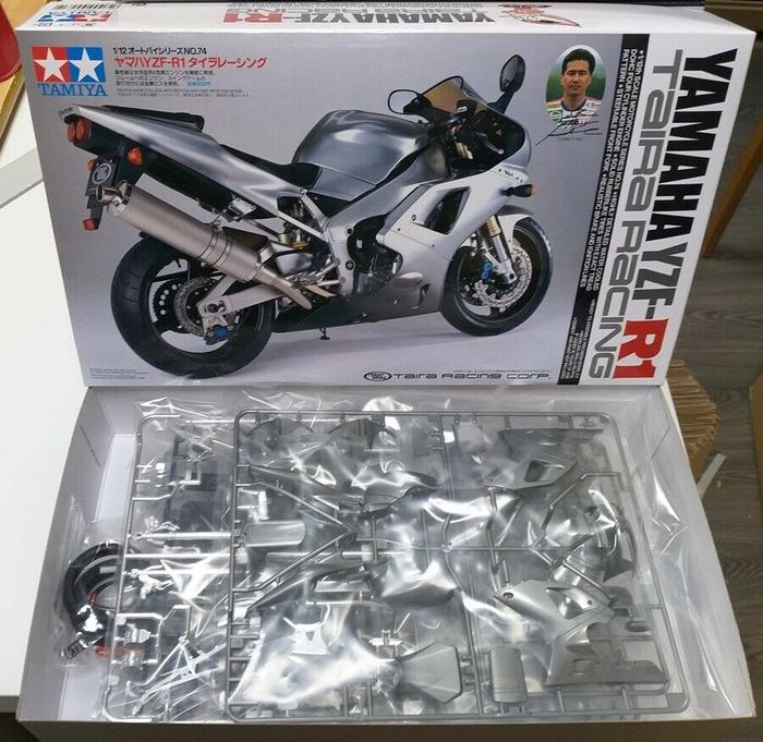 Jual Tamiya 14074 Yamaha YZF-R1 Taira Racing - 1/12 Scale Model Kit ...