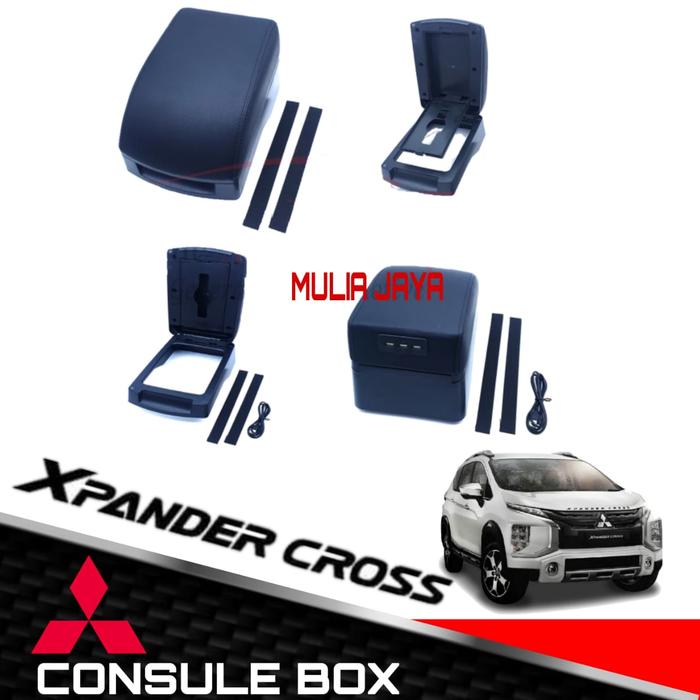 Jual Console Box XPANDER CROSS Armrest Konsol Boks Arm Rest USB - HITAM ...