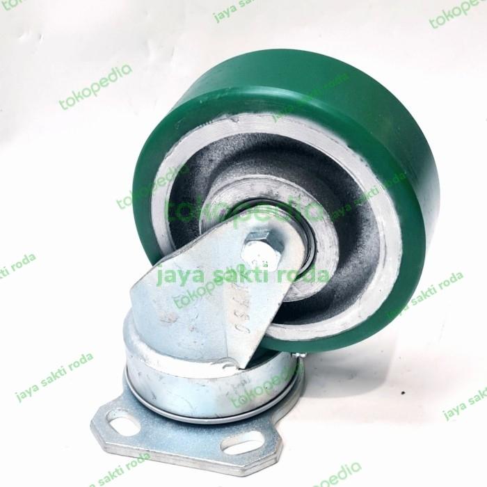 Jual Roda pu super heavy duty 6 inch putar beban 800 kg taiwan ...
