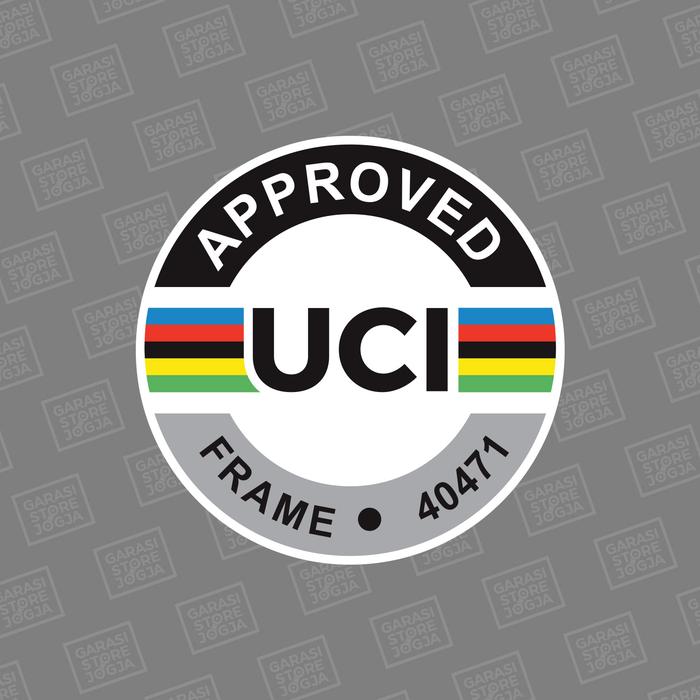 Jual Stiker Decal Logo Sepeda UCI frame Circle - Kota Yogyakarta ...