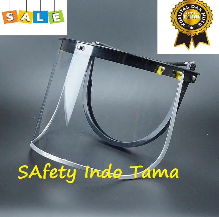 Jual Faceshield FAce Shield Gerinda Welding Las Pasang Helm Kuat Awet ...