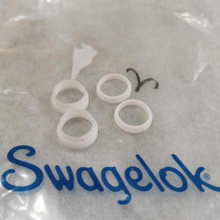 Jual Ferrule PTFE / Teflon 1/2" OD Front and Back Swagelok T-810-SET ...