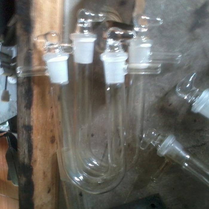 Jual pengering tabung kaca adapter u 20 x 200 ml glass laboratorium ...
