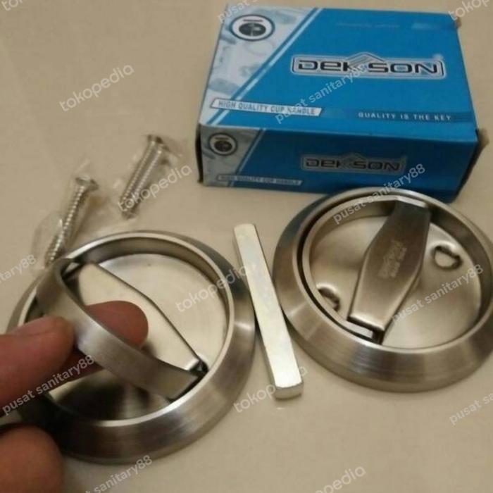 Jual Handle Pull Plate Bulat Dekson HDL PP 009 S/S Stainless 304 ...