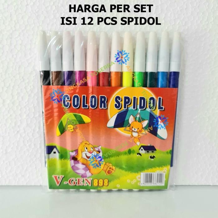 Jual Spidol 12 Warna - Spidol Warna - Kab. Bekasi - Alcomart | Tokopedia