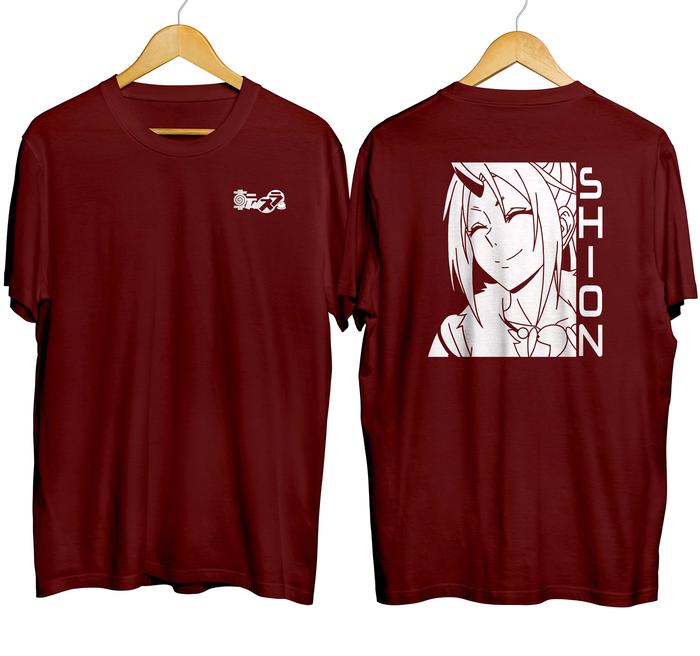 Jual Kaos distro anime SHION WICKED ONI - TENSURA DATTA KEN - MAROON V2 ...
