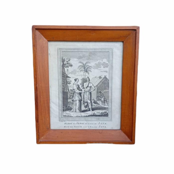 Jual Lithograph java/sketsa jadul/lithograph orang jawa/gambar kuno ...