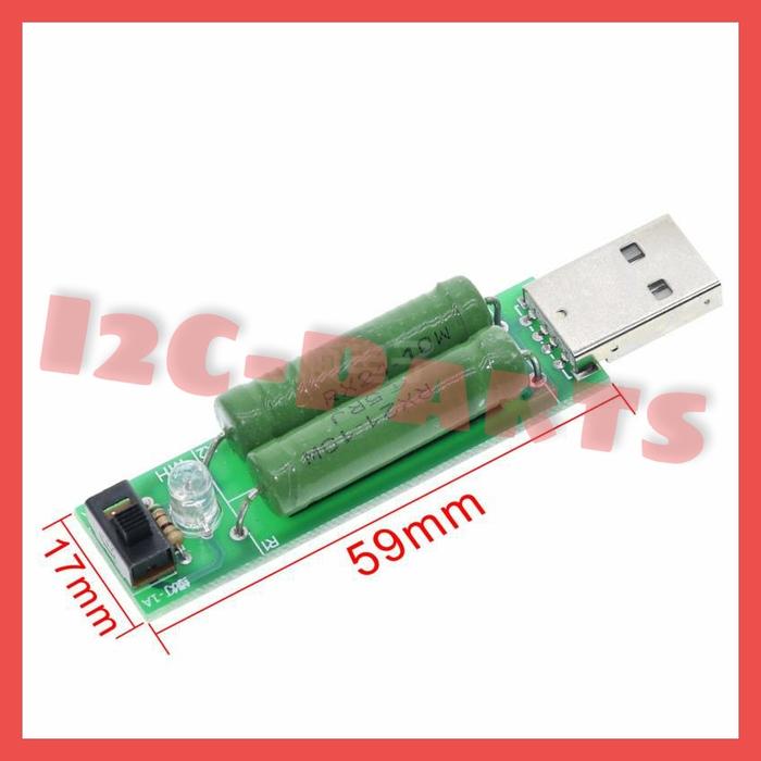 Jual Dummy Load Resistor 1A 2A Mini Battery Discharge Load USB Doctor ...