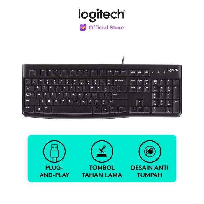 Promo Logitech K120 USB Wired Keyboard Plug and Play - Jakarta Timur ...