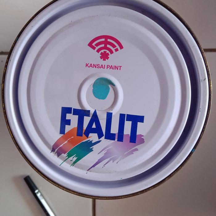 Jual Ftalit 1kg/Cat Besi glossy/Cat minyak/Cat Kayu/Ftalit 601 Red ...