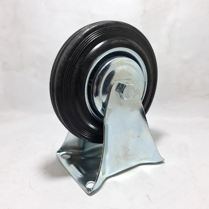 Jual RODA MATI 6 inch Hitam Karet / Roda Kastor Troley Castor Etalase ...