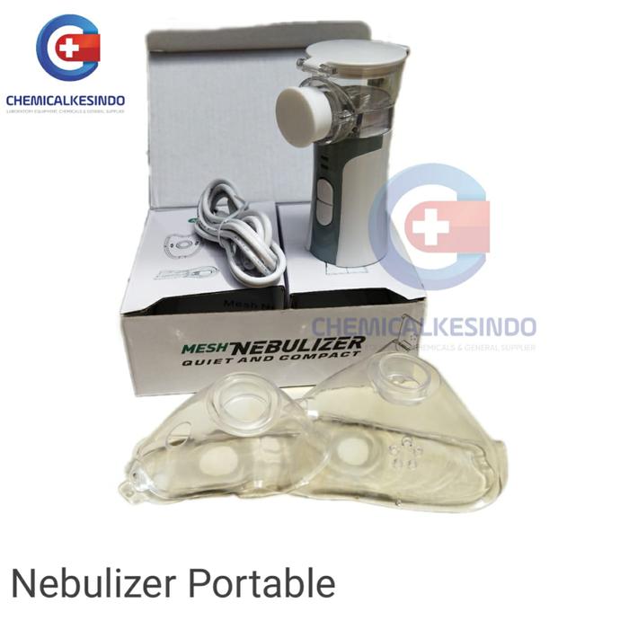 Jual NB06 Portable Mesh Nebulizer Alat Uap Asma Inhaler Inhalasi ...