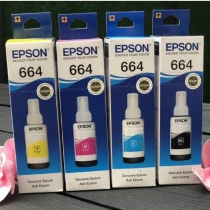 Jual Tinta asli epson 664L100L120 L130 L360 L485 L1300 T 6641 T6644 Hitam - Jakarta Selatan ...