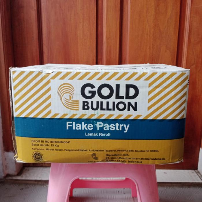 Jual Korsvet / Flake Pastry / Puff Pastry Gold Bullion 15kg Gosend Grab ...