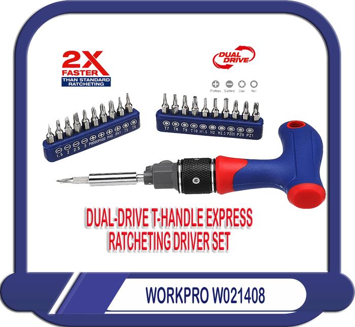 Jual WorkPro 21 in 1 Precision Obeng Set Dual Drive T Type Handle W021408 - Kota Batam - Jaxson ...