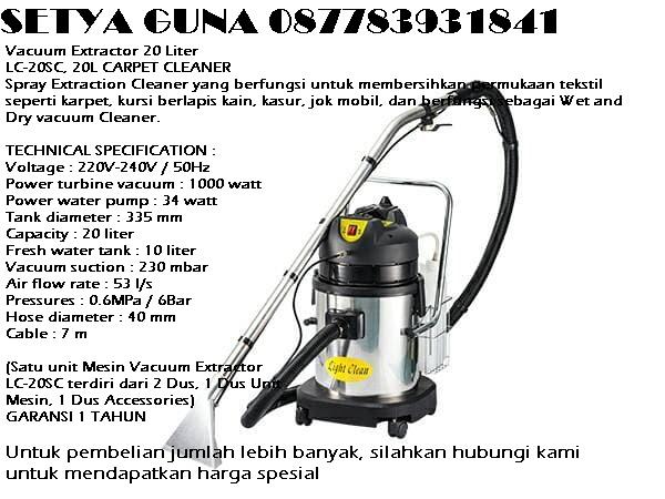 Jual Vacuum Extractor 20 Liter LC-20SC - Jakarta Timur - mesin polisher lantai | Tokopedia