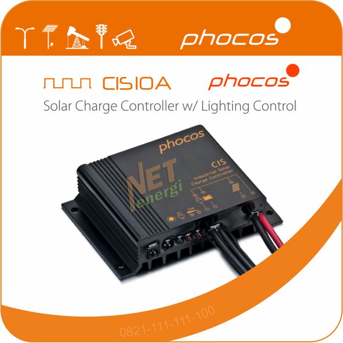 Jual Phocos CIS 10-1.1 PWM Charger Controller 10A 12/24V timer IP68 ...