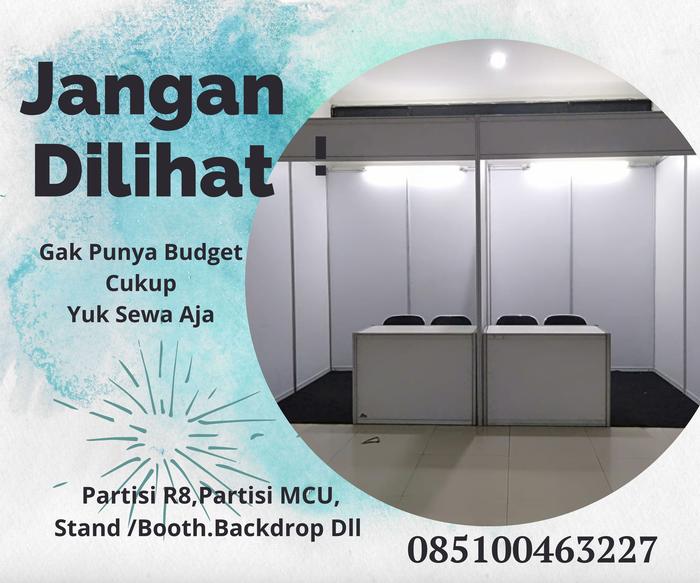 Jual Rental stand 2x3 booth r8 booth pameran partisi pameran ...