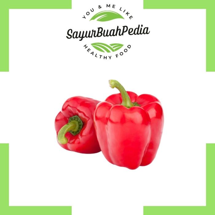 Jual Fresh Paprika Merah Segar Organik - 500gr - SayurBuah Pedia - Kota ...