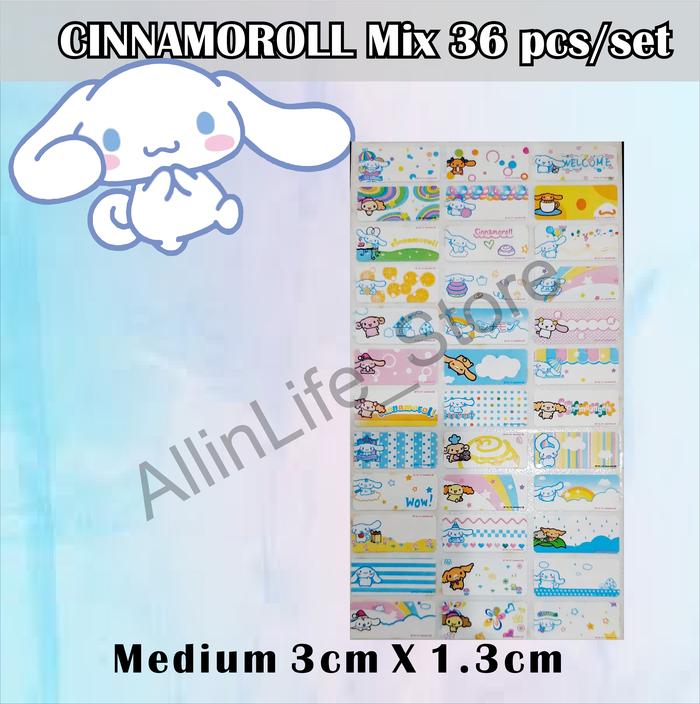 Jual CINNAMOROLL Medium Sticker Label Nama Waterproof - Kota Denpasar ...