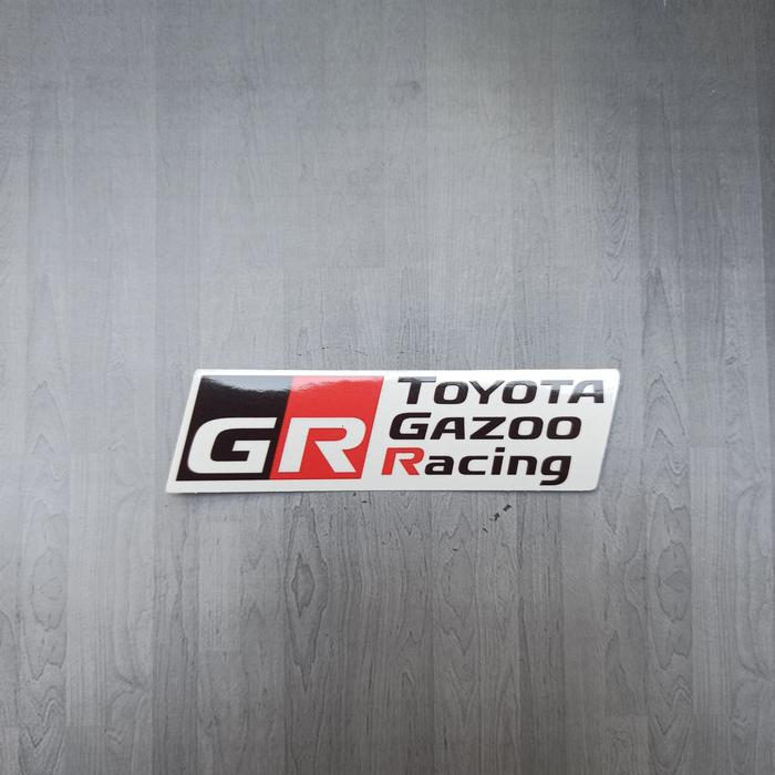 Jual stiker sticker toyota gazoo racing GR sport bukan emblem TRD ...