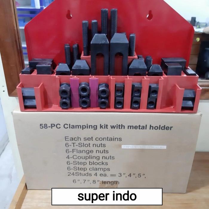 Jual CLAMP SET 14 / CLAMPING KIT / JEPIT CLAMPING SET / KLEM PROSES ...