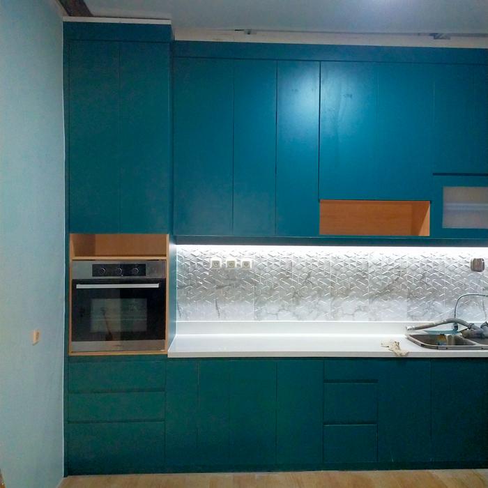 Jual Kitchen Set Hpl Dark Green ,pvc Board 2 Di Seller Owl Store ...
