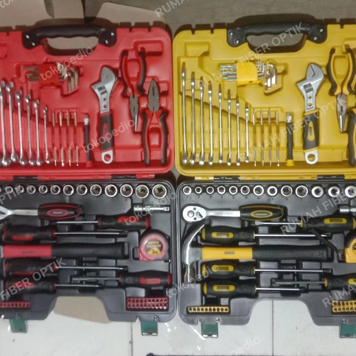 Jual MECHANIC TOOLKIT SET KRISBOW/Toolkit mekanik set 78 pcs merk ...