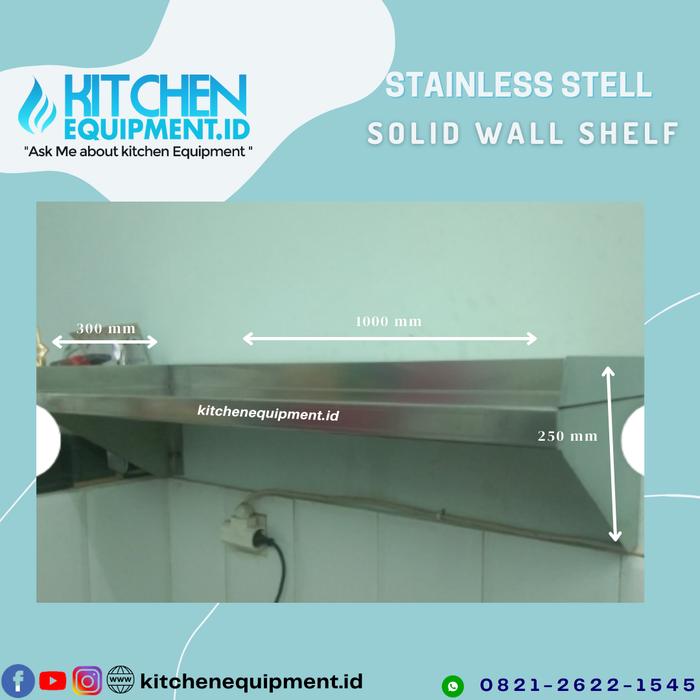 Jual Rak Dinding Dapur Stainless steel / Solid Wall shelf - Kota Bekasi ...
