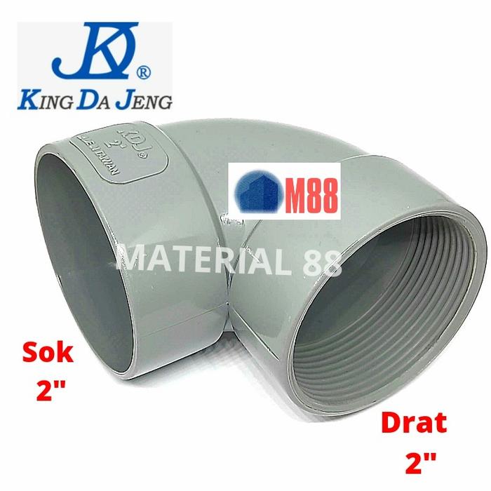 Jual Keni Drat Dalam 2 inch - Faucet Elbow PVC Knie Knee L KDD - Kab ...