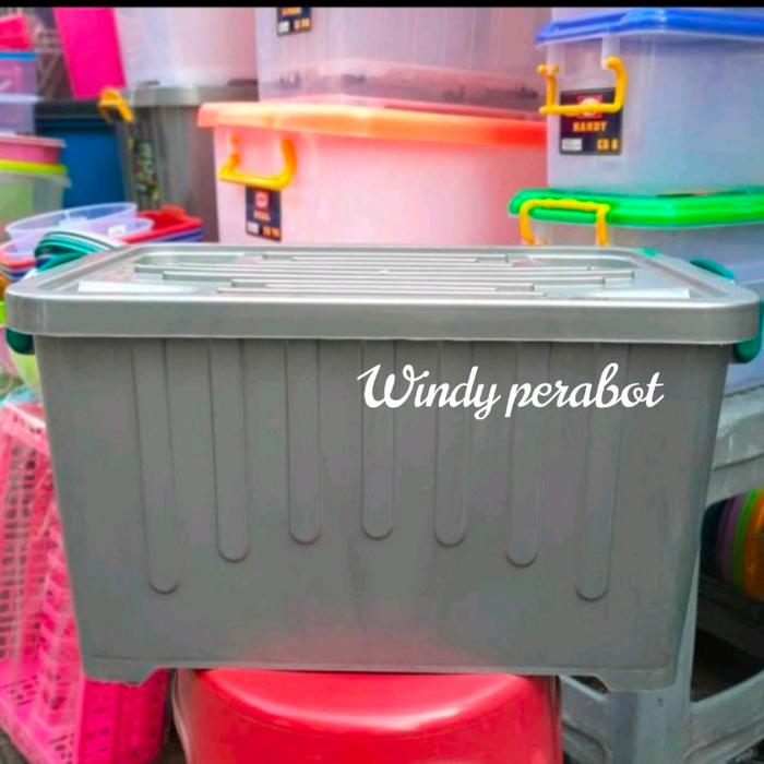 Jual MPW - Container Box 30 Liter Box Container Silver MPW - Jakarta ...