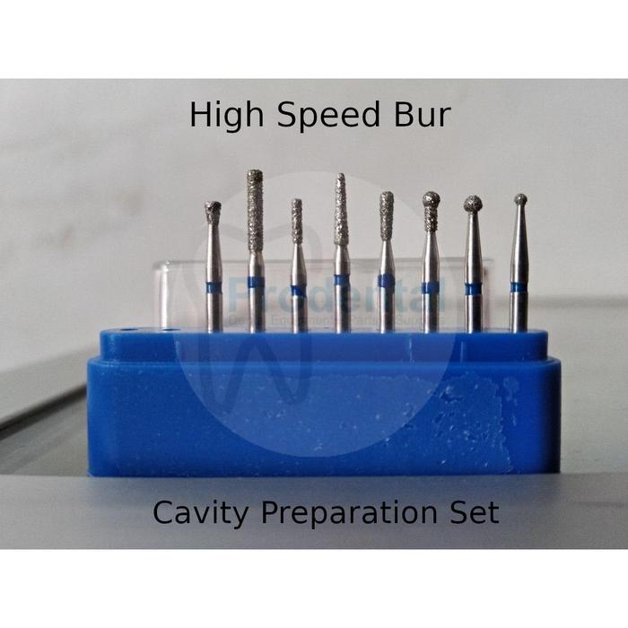 Jual Bur Gigi / Dental Diamond Bur Cavity Preparation Set - Bur Cavity ...