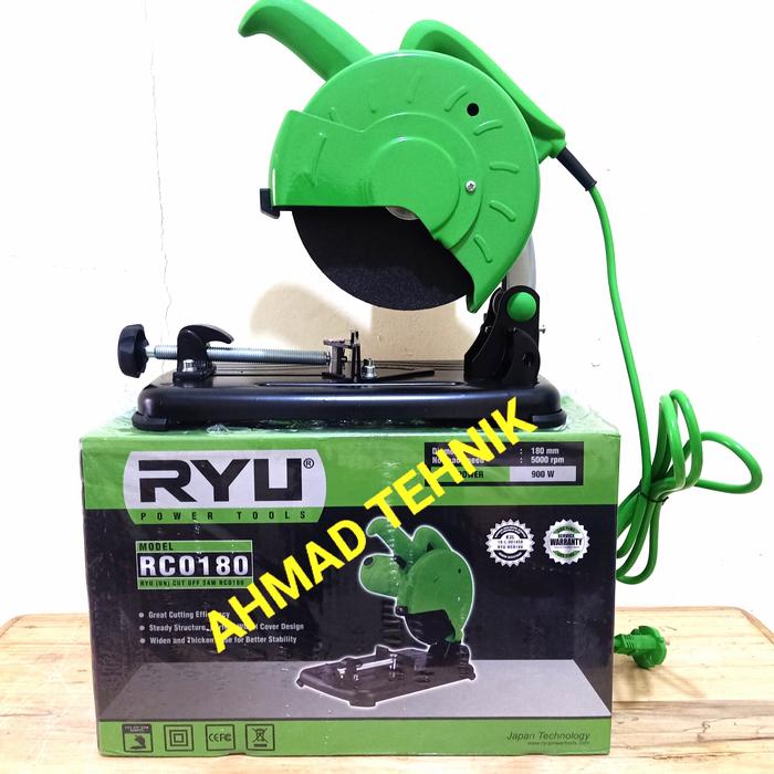 Jual RYU MESIN CUTTING OFF RCO 180 POTONG BESI 7 INCH ORIGINAL RYU ...