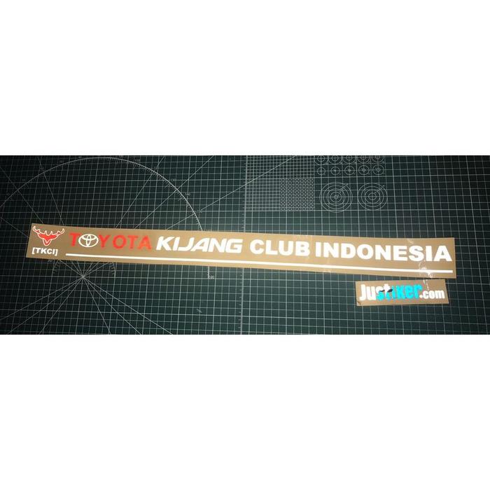 Jual Sticker Kijang Club Indonesia Panjang, Kijang Lovers, Kijang Mania ...