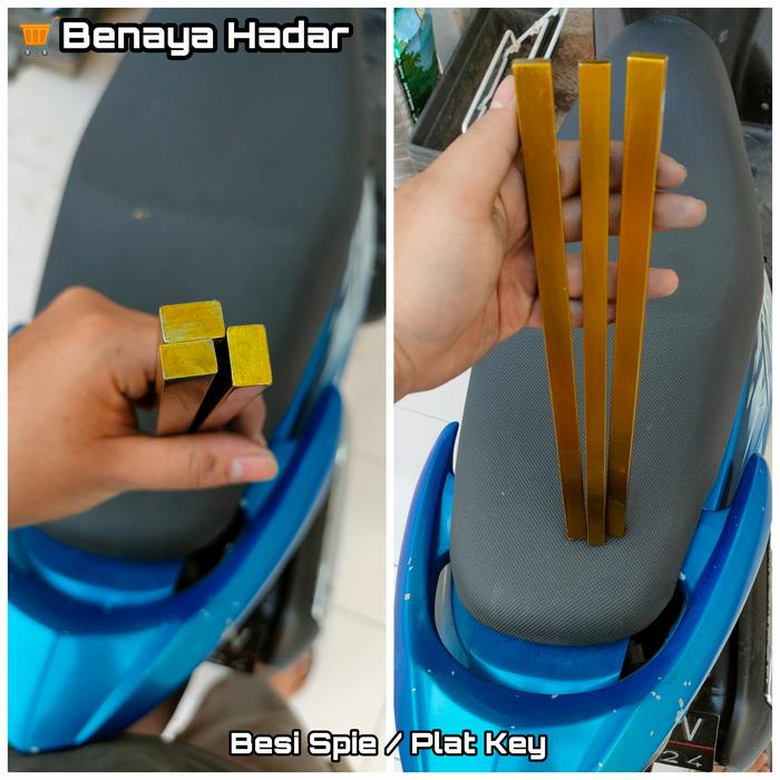 Jual Besi spie 8 mm x 12 mm x 300 mm Batang Spie / Plat key - Kota ...