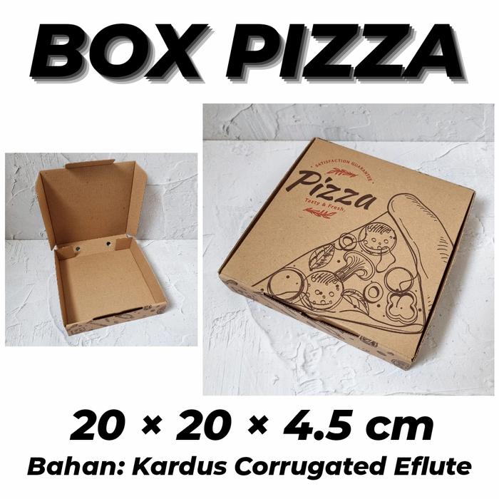 Promo Kotak Pizza Size 20 Motif Slice / Box Pizza / Dus Pizza - Jakarta ...