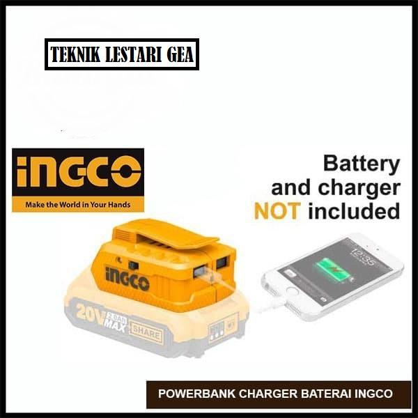 Jual BATTERY LITHIUM POWERBANK BATERAI CORDLESS CHARGER ION INGCO ...