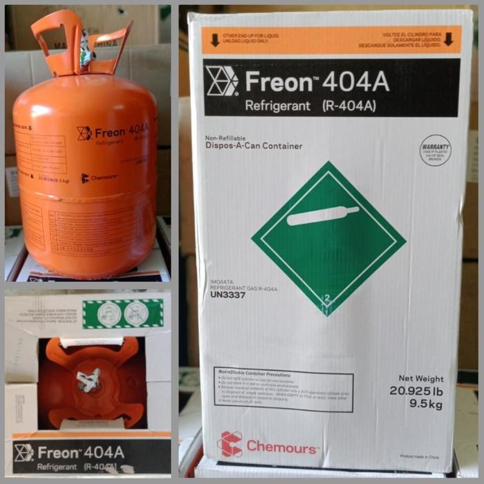 Jual Chemours Freon R404A China – Gas Refrigerant Pendingin Freezer ...