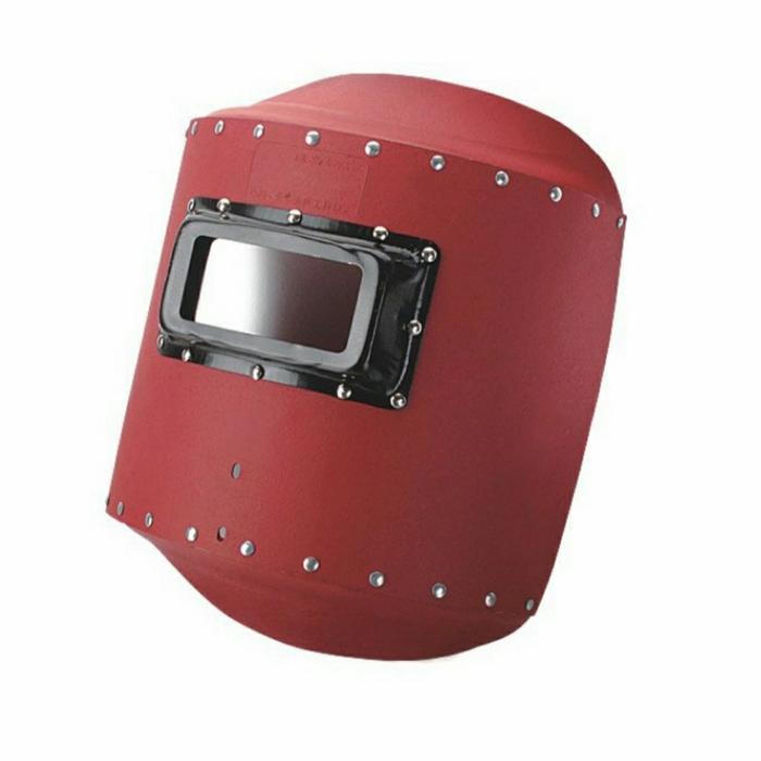 Jual Kedok Las Helm Las Topeng Las Gagang Kayu / Red Welding Helmet ...