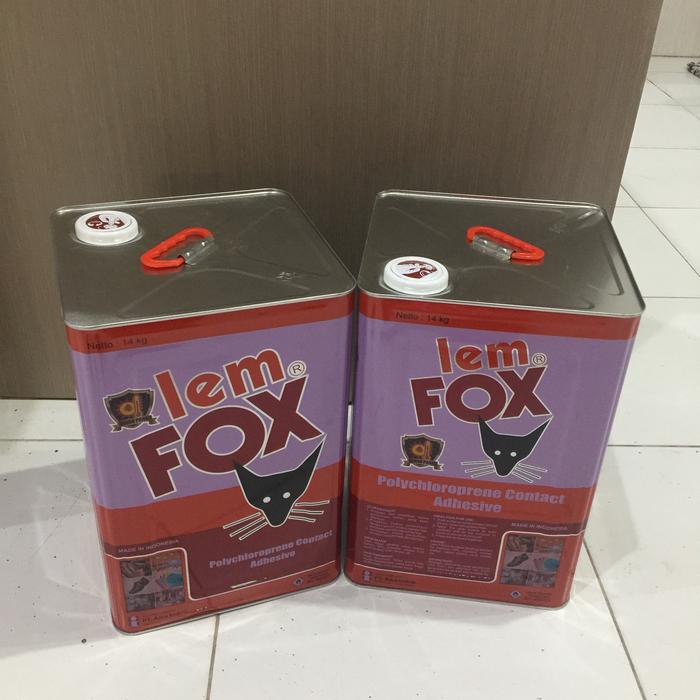 Jual LEM FOX MERAH 14kg / LEM SERBAGUNA / LEM KUNING / LEM AIBON / LEM ...