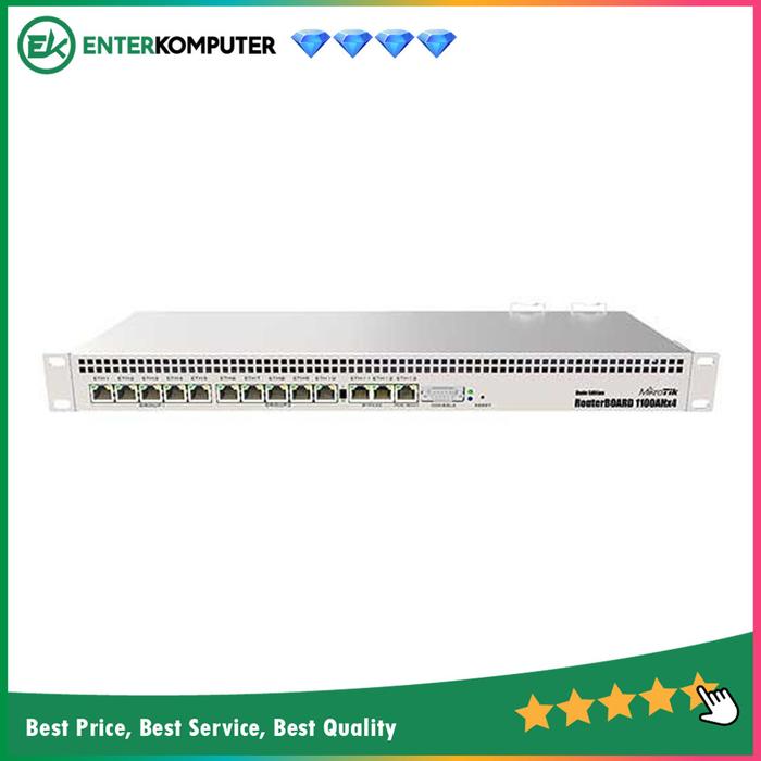 Promo Mikrotik RB1100AH-X4 Router 13 Port Lev.6 Size of RAM 1 GB Cicil ...