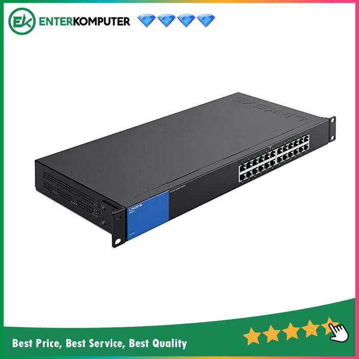 Promo Linksys Switch 24 Port Gigabit Unmanaged Switch - LGS124-AP Cicil ...