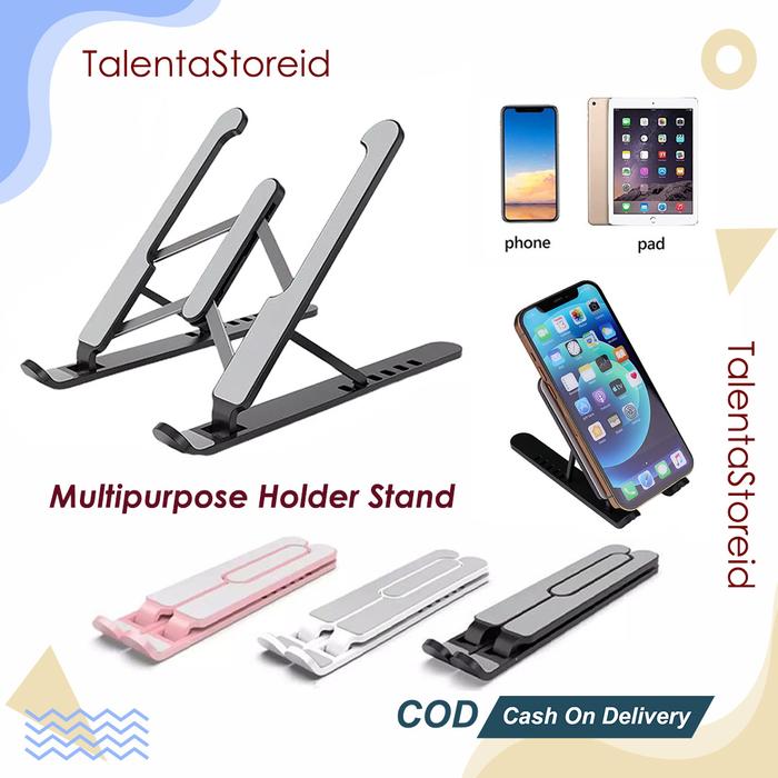 Jual Adjustable Desk Tablet Holder Mutipurpose Stand Phone Holder ...