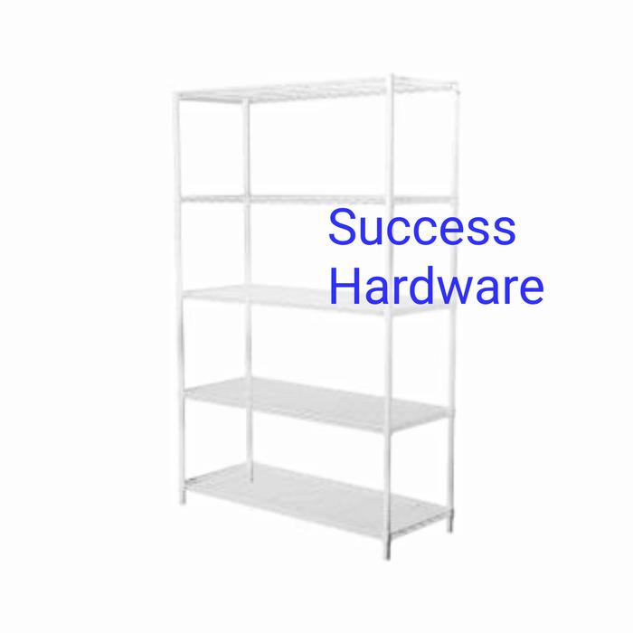 Jual RACK METAL 5 TIER 120X45X190 CM KRISBOW RAK BESI SERBAGUNA 5 ...