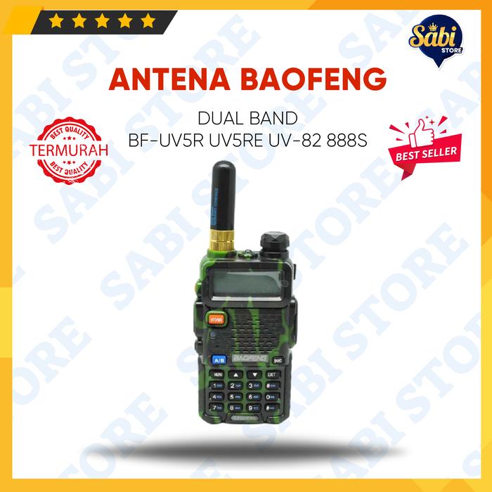 Jual Antena Dual Band for Baofeng BF-UV5R UV5RE UV-82 888s UFO-1 - Jakarta Barat - Sabi Online ...